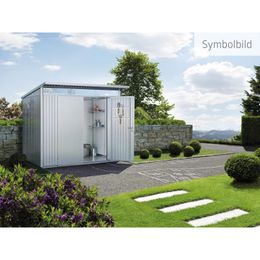 BioHort Ger&auml;tehaus &raquo;AvantGarde, Gr. A7&laquo; verschiedene Farben mit Doppelt&uuml;r grau Stahl Einheitsgr&ouml;&szlig;e