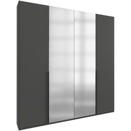 wimex Kleiderschrank &raquo;Mugano,in 5 Breiten,2 H&ouml;hen,2 Tiefen, viele Farben, Made in Germany&laquo; in Basic oder Premium Ausstattung, mit langen Griffen aus Metall,