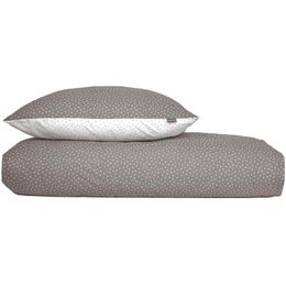 Schiesser Bettw&auml;sche &raquo;Millie aus weicher Baumwolle mit filigranen Bl&uuml;ten&laquo; 2 Stk. MADE IN GREEN by OEKO-TEX grau Renforc&eacute;, Obermaterial: 100% Baumwolle B/L: 