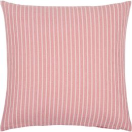 Pad Dekokissen &raquo;FIORA&laquo; einzigartiges Design, Kissenh&uuml;lle ohne F&uuml;llung, 1 St&uuml;ck pink Baumwolle B/L: 50cm x 50cm, 1 Stk.