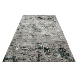 Esprit Teppich &raquo;Vintage Feels, ESP-23678&laquo; rechteckig 12 mm H&ouml;he dichter Kurzflor, Hoch Tief Struktur, Wohnzimmer grau Polyester, Polypropylen (PP) B : 120cm 