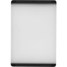 OXO Good Grips Schneidebrett mit Saftrille schwarz-wei&szlig; Kunststoff B/H/L: 18cm x 28cm