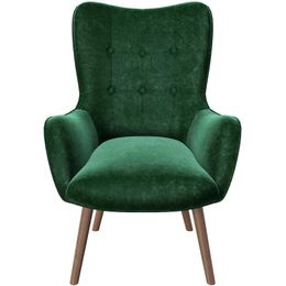 Playboy Ohrensessel &raquo;BRIDGET&laquo; Polyester, Ohrensessel,Samt, B/H/T: 68cm x 99cm x 77cm