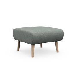 Home Affaire Polsterhocker &raquo;Swift&laquo; passend zur Serie "Swift", B/T/H: 75/68/44 cm gr&uuml;n 100% Polyester B/H/T: 75cm x 44cm x 68cm, Struktur