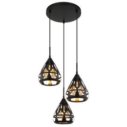 Globo LIGHTING H&auml;ngeleuchte &raquo;HASSAN&laquo; E27 1 Stk. H&auml;ngelampe/Pendelleuchte/Esszimmer/Wohnzimmer/Esstisch 1 Stk.