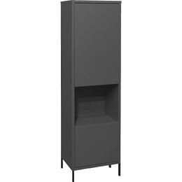 M&auml;usbacher Vitrine &raquo;Bonnie&laquo; Vitrine mit Quadratgestell grau B/H/T: 41cm x 145cm x 32cm, T&uuml;ren: 1 Stk.