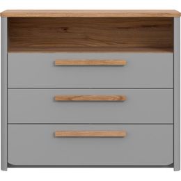 FORTE Schubkastenkommode &raquo;Surfino&laquo; grau B/H/T: 98,6cm x 85,9cm x 41,3cm