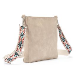 Vivance Damen Umh&auml;ngetasche &raquo;Schultertasche, Crossbody Bag, Minibag, Damentasche&laquo; Handtasche Damen zum Umh&auml;ngen mit austauschbarem Schulterriemen 
