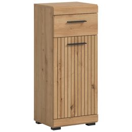Welltime Unterschrank &raquo;SIENA, Breite 37cm, 1 T&uuml;r, 1 Schubkasten, 2 F&auml;cher, MDF-Front&laquo; TOPSELLER!, 1 Stk. tlg. in verschiedenen Farben erh&auml;ltlich, 