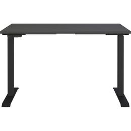 Germania Schreibtisch &raquo;Mailand, elektrisch h&ouml;henverstellbar&laquo; in Breitenvariante 120-180 cm, Made in Germany grau B/H/T: 120cm x 91cm x 80cm
