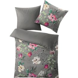 Kleine Wolke Wendebettw&auml;sche &raquo;Vincenza&laquo; 2 Stk. blau Mako-Satin, Obermaterial: 100% Baumwolle B/L: 135cm x 200cm, 1 Stk., 1 Stk., Mako-Satin, B/L: 80cm x 80cm, 2 