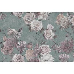 Livingwalls living walls Fototapete &raquo;Walls by Patel Sleeping Beauty 2&laquo; glatt Vlies, Wand, Schr&auml;ge rosa Vlies B/L: 4m x 2,7m