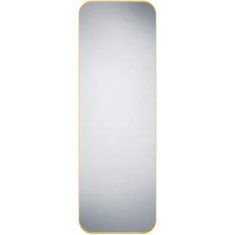 Mirrors and More Dekospiegel &raquo;Britney&laquo; Wandspiegel gold Metall B/H/T: 50cm x 150cm x 2,8cm, gl&auml;nzend