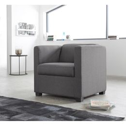 Home Affaire Sessel &raquo;Bob Cocktailsessel, Clubsessel, Loungesessel&laquo; in verschiedenen modernen Farben und Qualit&auml;ten schwarz Luxus-Microfaser (92% 