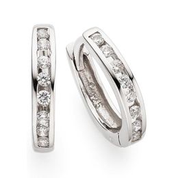 Bruno Banani Damen Paar Creolen &raquo;Schmuck Geschenk Silber 925 Ohrschmuck Ohrringe&laquo; mit Zirkonia (synth.) bunt 13,5mm, Silber 925 (Sterlingsilber)