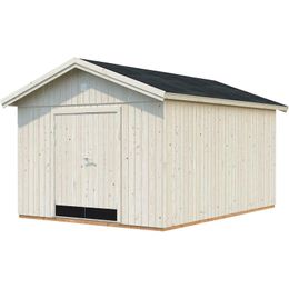 Palmako Ger&auml;tehaus &raquo;Martin&laquo; natur beige Massivholz Einheitsgr&ouml;&szlig;e