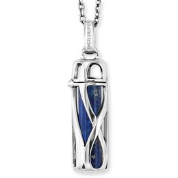 Engelsrufer Damen Kette mit Anh&auml;nger &raquo;POWERFUL STONE LAPISLAZULI&laquo; mit Lapislazuli bunt S, Silber 925 (Sterlingsilber), L: 50