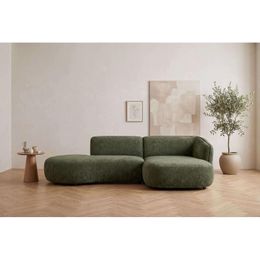 Home Affaire Ecksofa &raquo;OSTRUP Rundsofa, L-Form, Naturt&ouml;ne, Boucle oder Chenille&laquo; Breite 278 cm, organische Form mit sanften Rundungen 100% Polyester B/
