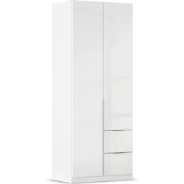 OTTO home Dreht&uuml;renschrank &raquo;Kleiderschrank Schrank Garderobe AGORDO mit Dekor- oder Hochglanzfront&laquo; in zwei Griff-Farben, Breite 91 cm, mit 
