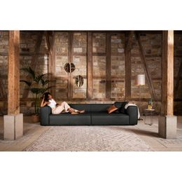 W.Schillig 4-Sitzer &raquo;around-the-block Mega Sofa, viel Platz, Breite 300cm, bequem&laquo; mit eleganter Biese, mit Federkern grau Longlife Xtra-Leder Z59: 