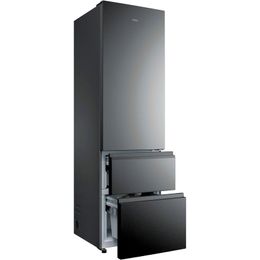 Haier K&uuml;hl-/Gefrierkombination Combi 3D 60 &raquo;HTR3620CNMP&laquo; 205 cm hoch 59,5 cm breit Easy Access-Gefrierschubladen: Alles schnell gefunden silber Total No 