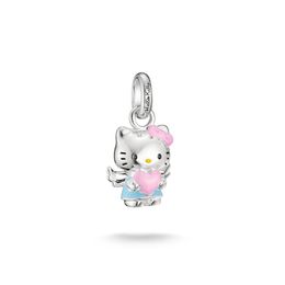 Thomas Sabo Damen Thomas Sabo Charm-Einh&auml;nger &raquo;Thomas Sabo Hello Kitty Charm Engel-Design - Connect&laquo; Emaille silber Einheitsgr&ouml;&szlig;e