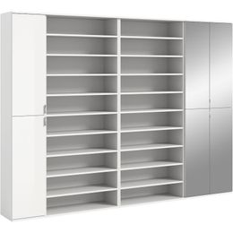 Home Affaire Garderoben-Set &raquo;Trondheim, Garderobenset 4-tlg. Breite 232 cm,&laquo; 4 Stk. tlg. wei&szlig; B/H/T: 232cmcm x 193cmcm x 34cmcm