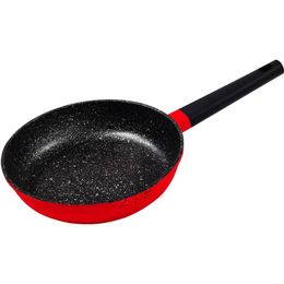 King Bratpfanne &raquo;Shine Red&laquo; Aluminiumguss 1 Stk. tlg. Induktion rot &Oslash; 28cm