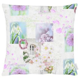 Apelt Dekokissen &raquo;6722&laquo; lila Baumwolle, Polyester B/L: 48cm x 48cm, 1 Stk.