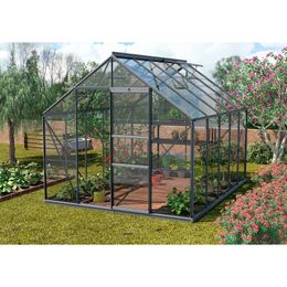 Vitavia Gew&auml;chshaus &raquo;Merkur 8300&laquo; grau B/H/T: 254cm x 317cm