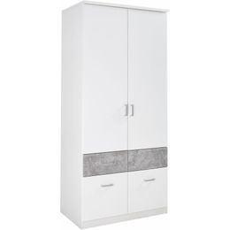 Rauch Kleiderschrank &raquo;Kleiderschrank Schrank Garderobe deckenhoher Schrank BREMEN&laquo; optional mit Spiegel, Breiten: 91/136/181 cm, H&ouml;he: 199 cm, in 