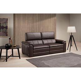 Egoitaliano 2,5-Sitzer &raquo;Capucine Breite 200cm, hoher Sitzkomfort&laquo; wahlweise mit elektrisch oder manuell verstellbarer Relaxfunktion schwarz B/H/T: 200cm x 99cm x 