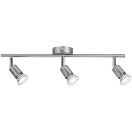 Paulmann LED Deckenleuchte &raquo;Carolina&laquo; GU10 1 Stk. GU10 grau 3, H: 12,4cm, 1 Stk.