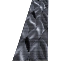 Ayyildiz Teppiche Teppich &raquo;Plus 8008, auch als L&auml;ufer erh&auml;ltlich&laquo; rechteckig 6 mm H&ouml;he L&auml;ufer, gemusterter Flachflor, robust, Webteppich, alle R&auml;ume grau Kunstfaser B :