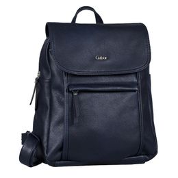 Gabor Damen Rucksack &raquo;Mina&laquo; aus weichem leichten Lederimitat, l&auml;ssig im praktischen Format blau B/H/T: 26cm x 31cm x 10cm