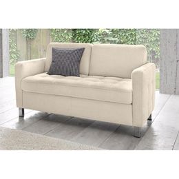 Sit & More sit&more 2-Sitzer &raquo;Pablo&laquo; beige Luxus-Microfaser ALTARA NUBUCK (100% Polyester) / Struktur (100% Polypropylen);Luxus-Microfaser ALTARA NUBUCK (100% 