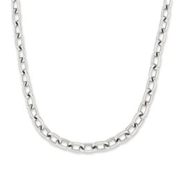 Copenhagen Studios Damen Edelstahlkette &raquo;Schmuck Geschenk Halskette Basic Chunky&laquo; silber Edelstahl, L: 50 B: 8mm