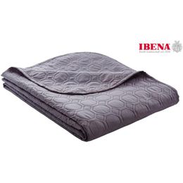 Ibena Tagesdecke &raquo;Sonio&laquo; Tagesdecke mit Steppung in diversen Designs, als &Uuml;berwurf geeignet grau Kunstfaser B/L: 280cm x 250cm