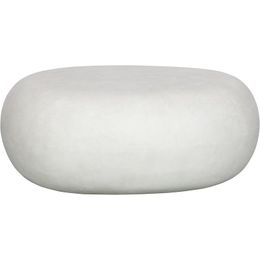 Woood Beistelltisch &raquo;Pebble aus Fiberclay mit abgerundeter organischer Form&laquo; Tragkraft 90 kg, Glasfaser-Ton-Verbundmaterial, pflegebed&uuml;rftig B/H/T: 