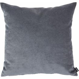 HOCK Dekokissen &raquo;Versatil Uni&laquo; Kissenh&uuml;lle mit F&uuml;llung, 1 St&uuml;ck blau Polyester B/L: 50cm x 50cm, 1 Stk.