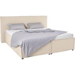 LeGer Home by Lena Gercke Polsterbett &raquo;Isaline&laquo; wahlweise ohne Matratze oder mit 3 Matratzenarten, Kopfteilh&ouml;he 107 cm beige 100% Polyester 