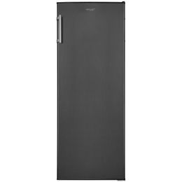 Exquisit K&uuml;hlschrank &raquo;KS320-V-H-040E inoxlook-az&laquo; 142,6 cm hoch 54,4 cm breit Gro&szlig;z&uuml;giger K&uuml;hlraum f&uuml;r mehr Frische und beste &Uuml;bersicht schwarz 