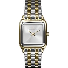 Jacques Lemans Damen Quarzuhr &raquo;Antwerpen&laquo; Armbanduhr, Damenuhr, Edelstahlarmband, analog gold Einheitsgr&ouml;&szlig;e