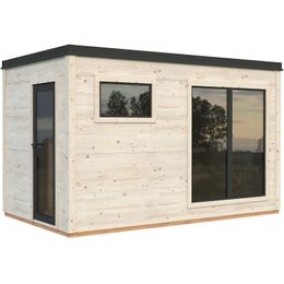 Palmako Sauna &raquo;Grace&laquo; beige ohne Ofen, (ohne Ofen)