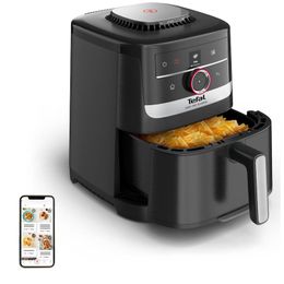 Tefal Hei&szlig;luftfritteuse &raquo;EY5728 Easy Fry Smart & Silence&laquo; 1670 W Smart-Assist System mit 55 Programmen, 40&deg;C bis 220&deg;C, EY5728 schwarz Einheitsgr&ouml;&szlig;e 