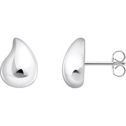 Thomas Sabo Damen Thomas Sabo Paar Ohrstecker &raquo;Bold Elegance organische Tropfenform&laquo; silber Silber 925 (recycelt)