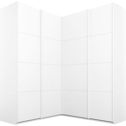 Rauch Schwebet&uuml;renschrank &raquo;Schrank Garderobe Eckkleiderschrank QUADRA Front in Dekor/Hochglanz&laquo; Ma&szlig; 181x187 cm, H&ouml;hen 210/229 cm, inkl. Soft-Close-