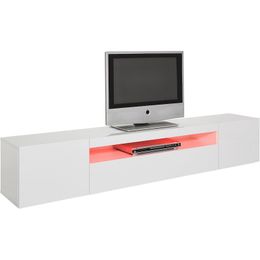 Home Affaire Lowboard &raquo;Egypt&laquo; Breite 200 cm wei&szlig; B/H/T: 200cm x 36cm x 40cm