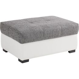 COTTA Hocker &raquo;Speedway&laquo; Edles Flachgewebe ( 100% Polyester ) / Feine Struktur ( 100% Polyester );Kunstleder SOFTLUX / Luxus-Microfaser ( 100% 