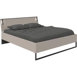 wimex Futonbett &raquo;Tilburg in verschiedenen Breiten erh&auml;ltlich, inkl. LED Beleuchtung&laquo; Bett mit Metallkufe schwarz Liegefl&auml;che L&auml;nge B: 200cm x 160cm, LED-